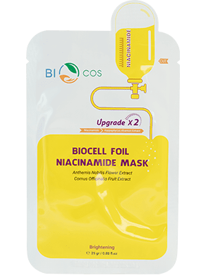 BioCell Foil Niacinamide mask- MN VÀNG - BioLuxury